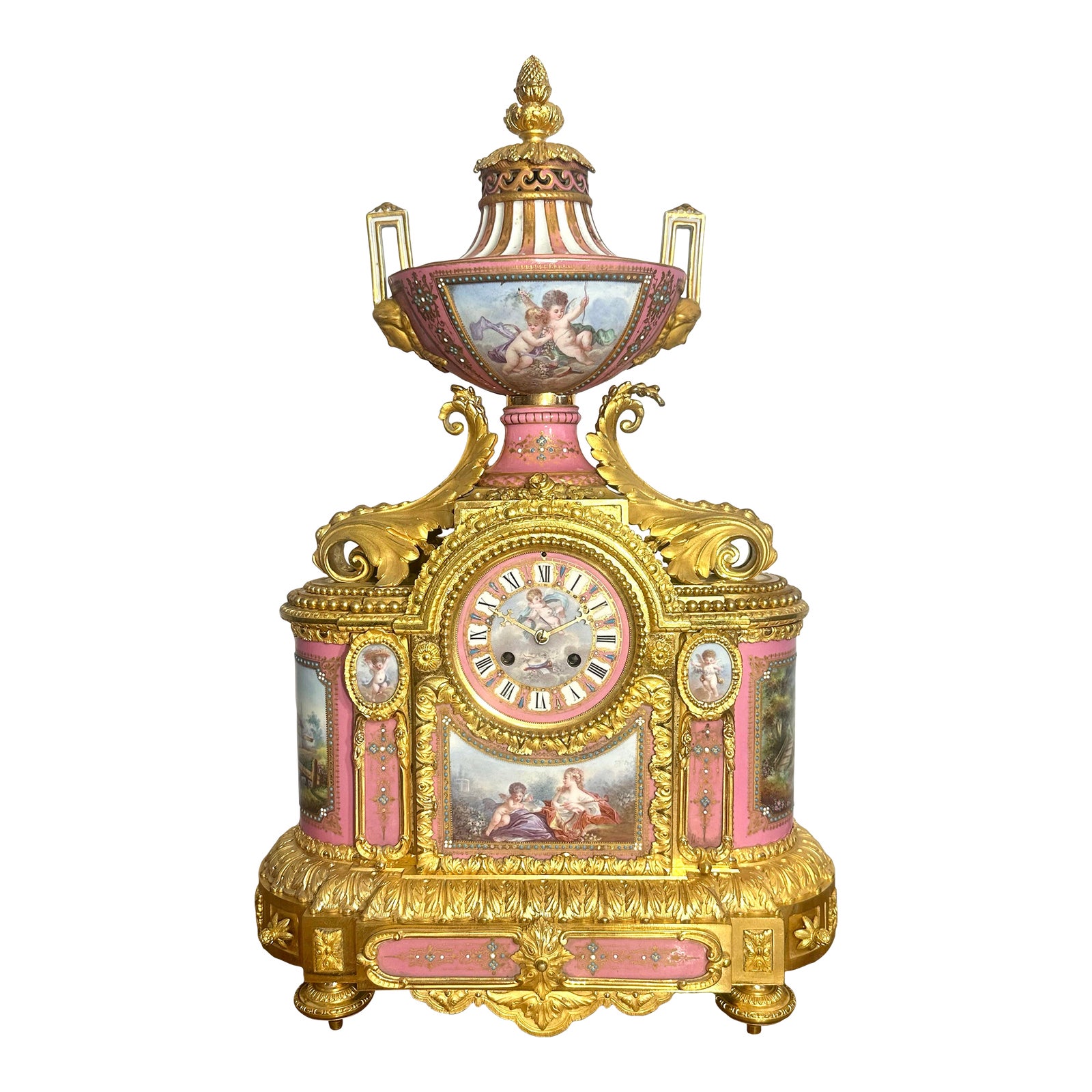 18th Century Antique French Table Clock | Chairish