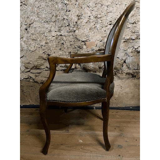 Late 20th Century A Pair of Reproduction Louis XVI Style Armchairs ...