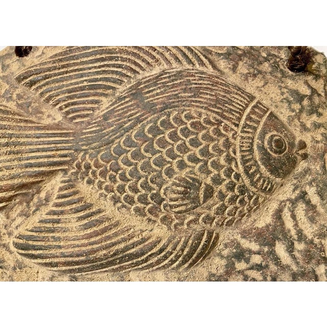 Vintage Mid Century Modern Fish Clay Wall Art Plaque Made in Mexico ...