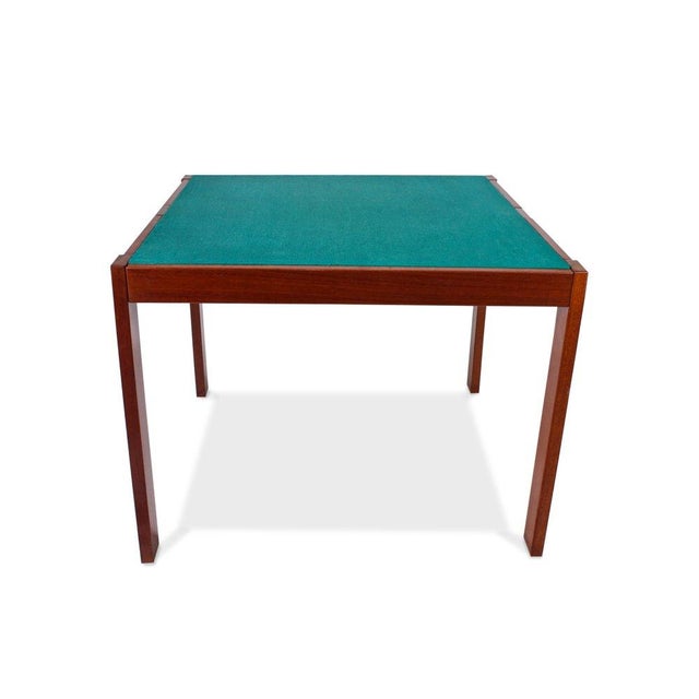 1980s Michel Arnoult Game Table With 2 Tops | Chairish