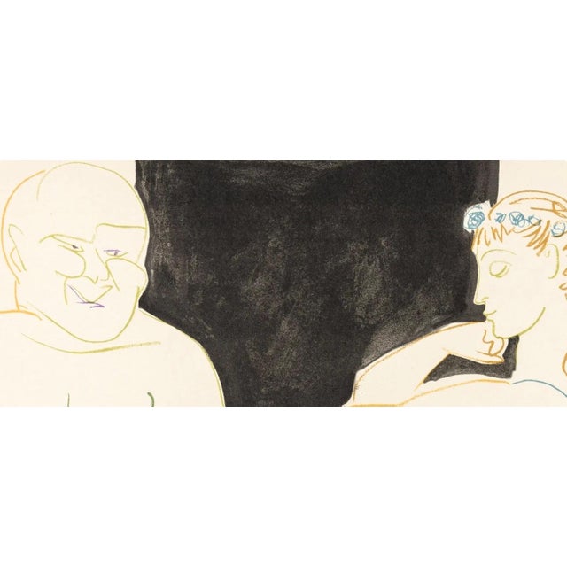 Pablo Picasso, Composition, Picasso and the Human Comedy, 1954 | Chairish