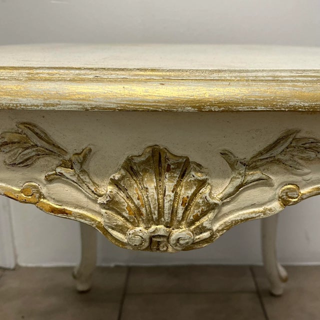 Vintage French Style Wood Side Table | Chairish