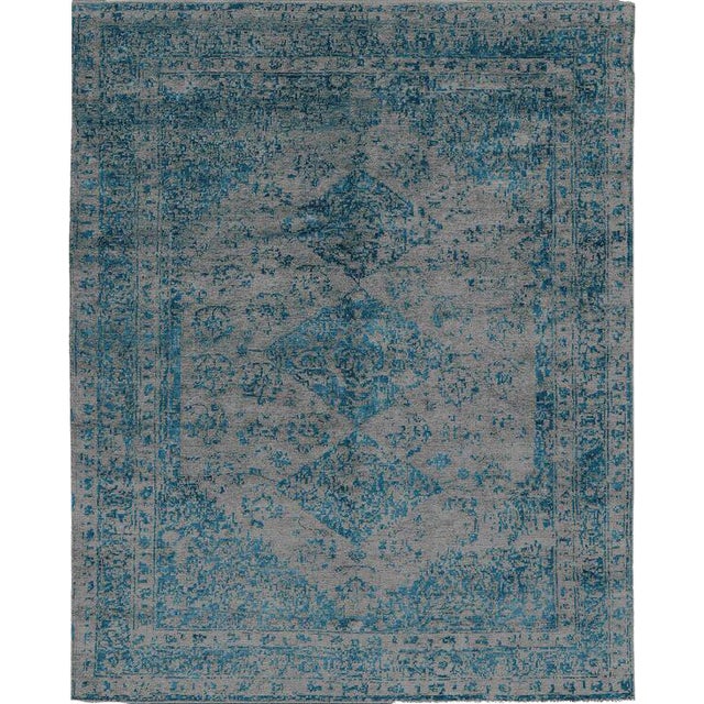 Contemporary Hand Woven Rug - 8' x 9'9" | Chairish