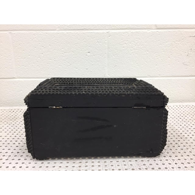 Antique Tramp Art Box | Chairish