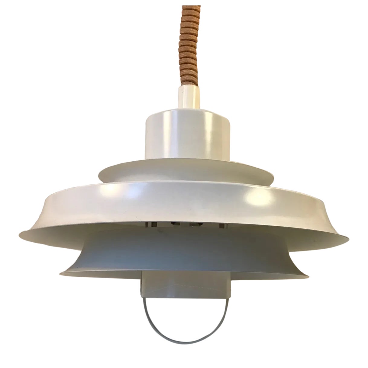 Vintage Danish Rise & Fall Pendant Lamp from Vitrika, 1970s | Chairish