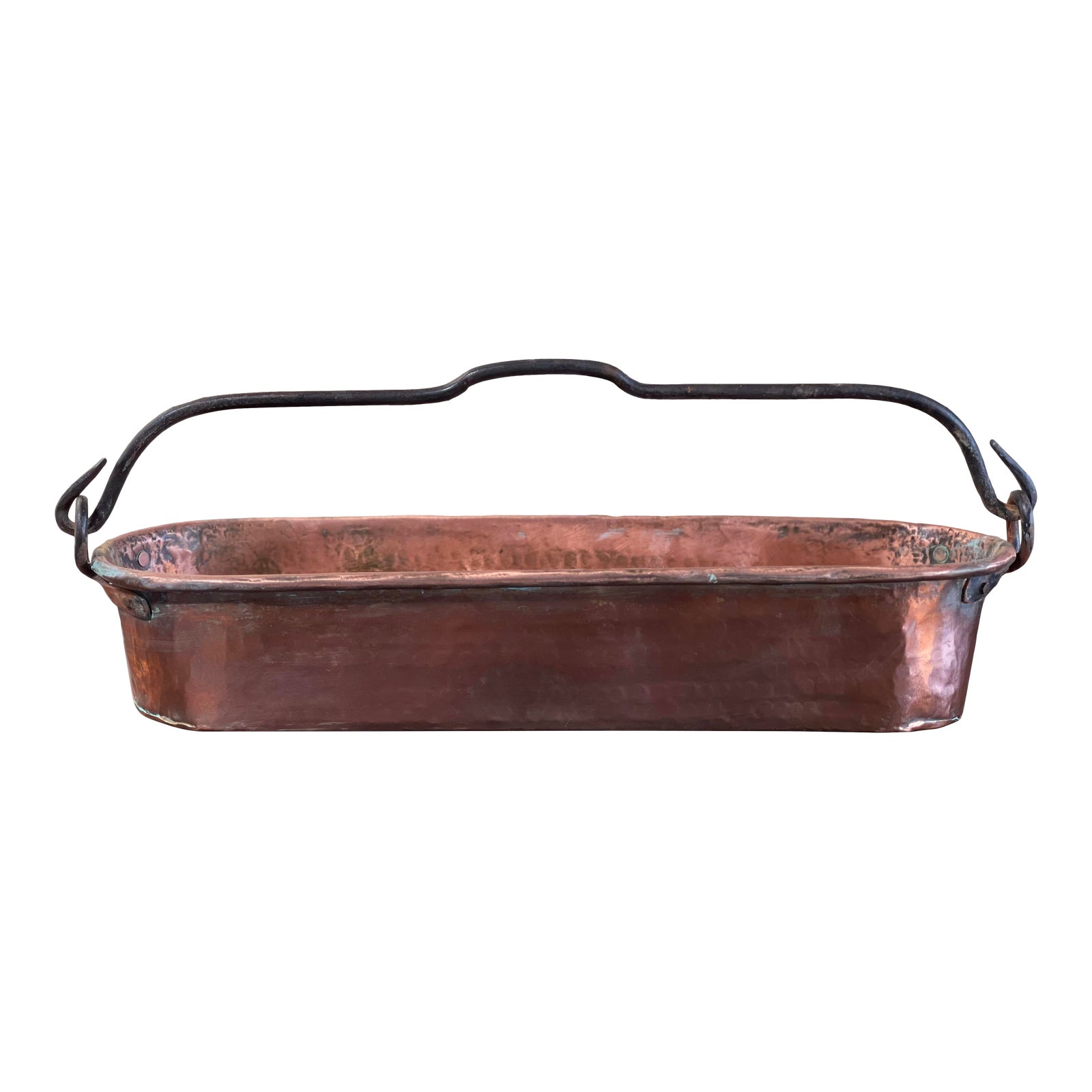 Early 19th Century French Copper Fish Pot | Chairish