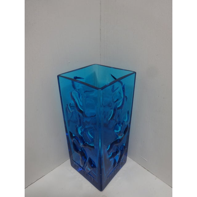 Mid-century John Käll Eneryda Glasbruk Sweden Crystal Vase | Chairish