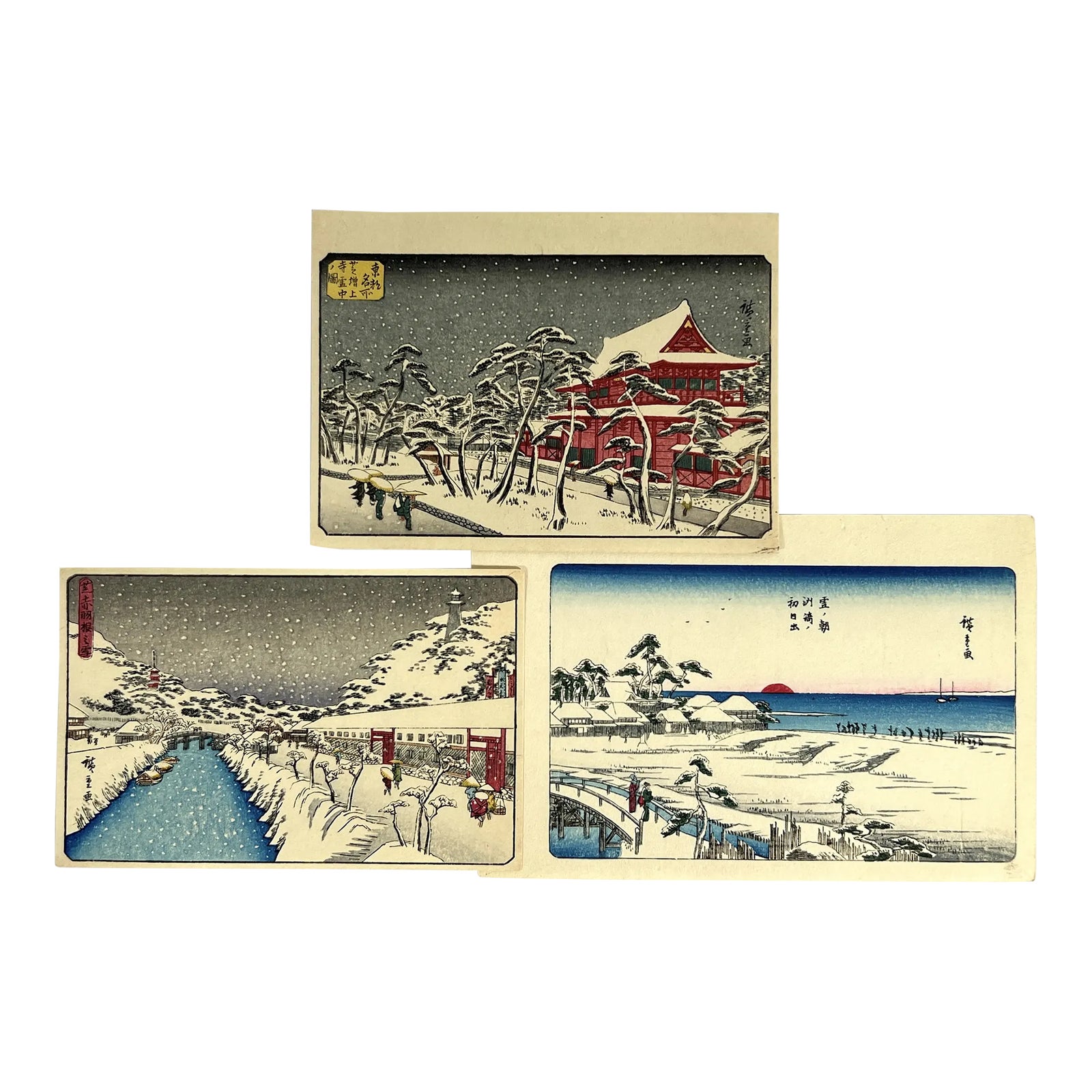 hiroshige winter print