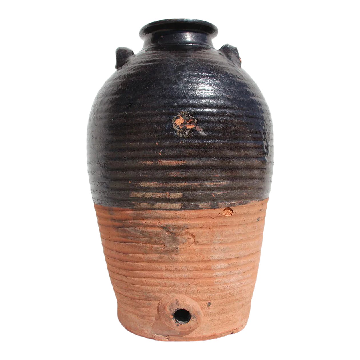 19th Century Antique Large English Country Pottery Buckley Brewing Jar ...