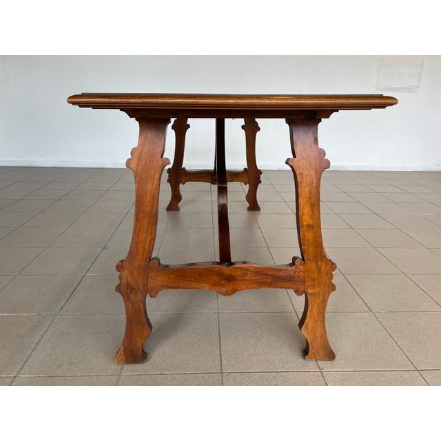 Italian Tuscan Renaissance Refectory Hand Crafted Walnut Dining Table ...