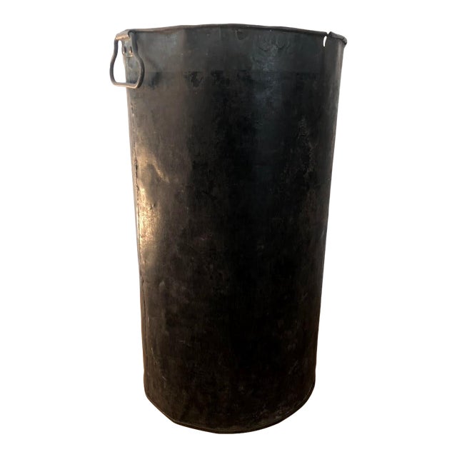 Vintage Metal Container | Chairish