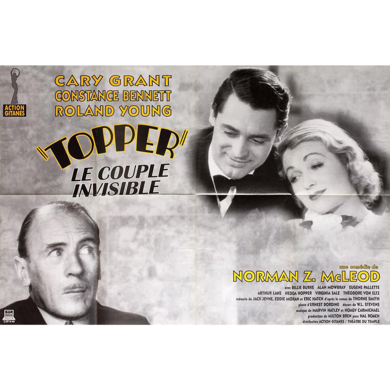 Topper R1990s French Half Grande Film Poster | Chairish