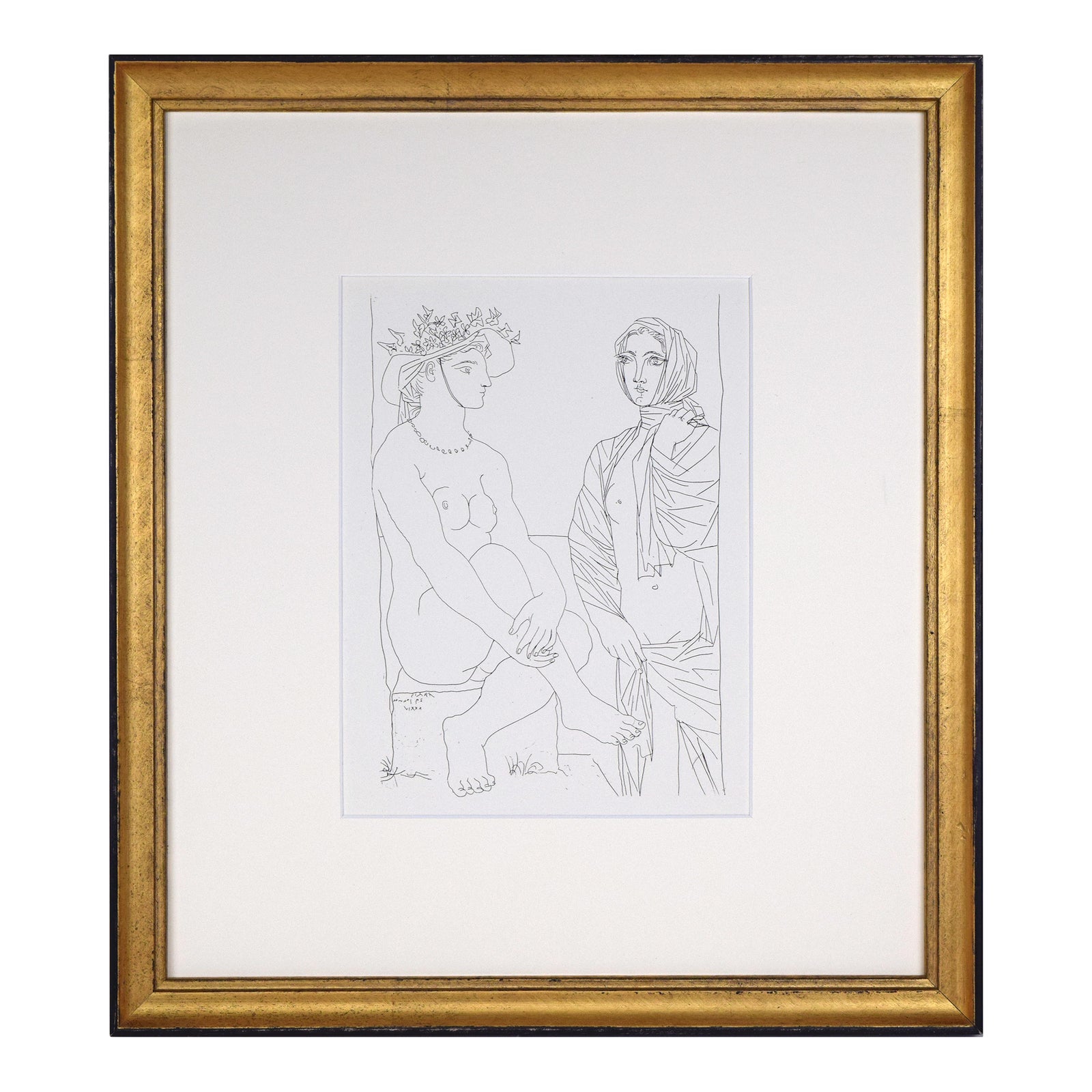 Vintage Pablo Picasso Vollard Suite Lithograph Print 1956 | Chairish