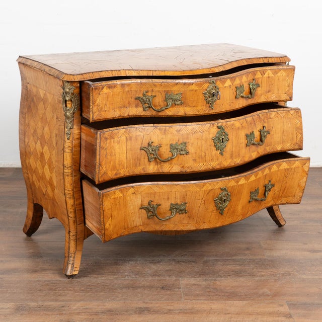 Swedish Rococo Marquetry Bombay Commode, Circa 1750-70 | Chairish