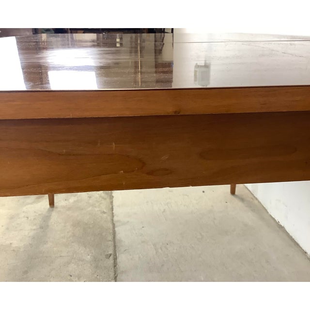 Mid-Century Dining Table With Removable Leaf | Chairish