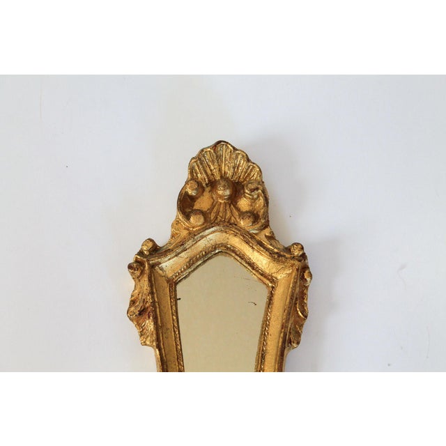 Vintage Italian Accent Wall Mirror | Chairish