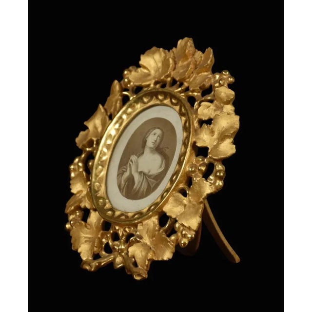 Miniature Renaissance Revival Italian Picture | Chairish