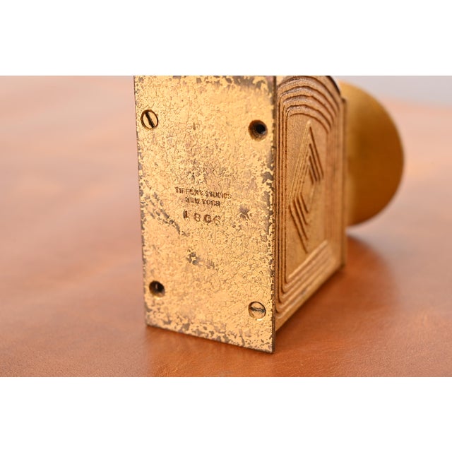 Tiffany Studios New York Graduate Bronze Doré Postage Scale | Chairish