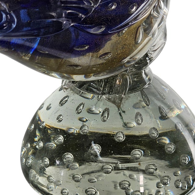 Murano Art Glass Pheasant Figurine Seguso Bullicante | Chairish