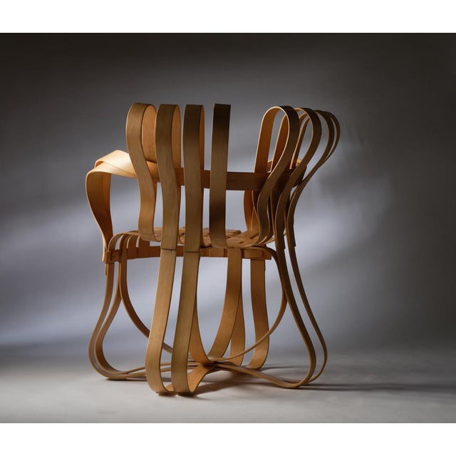 Cross Check Chair in White Maple Bentwood by Frank Gehry for Knoll ...