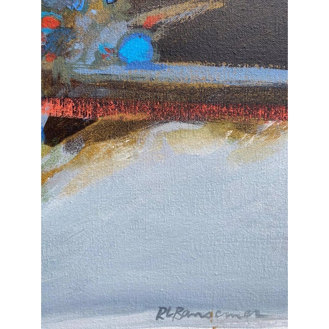 "Renewal" Framed Late 20th Century Modern Contemporary Abstract ...