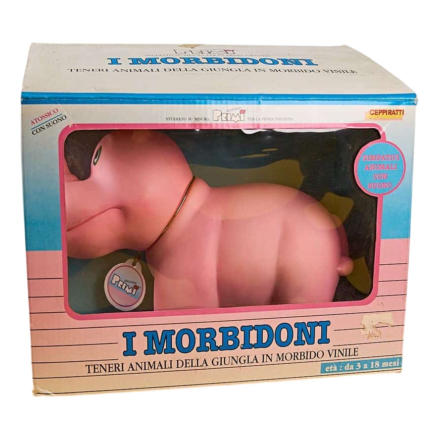 Vintage Plastic Rhinoceros Doll attributed to I Morbideni Pietreratti ...