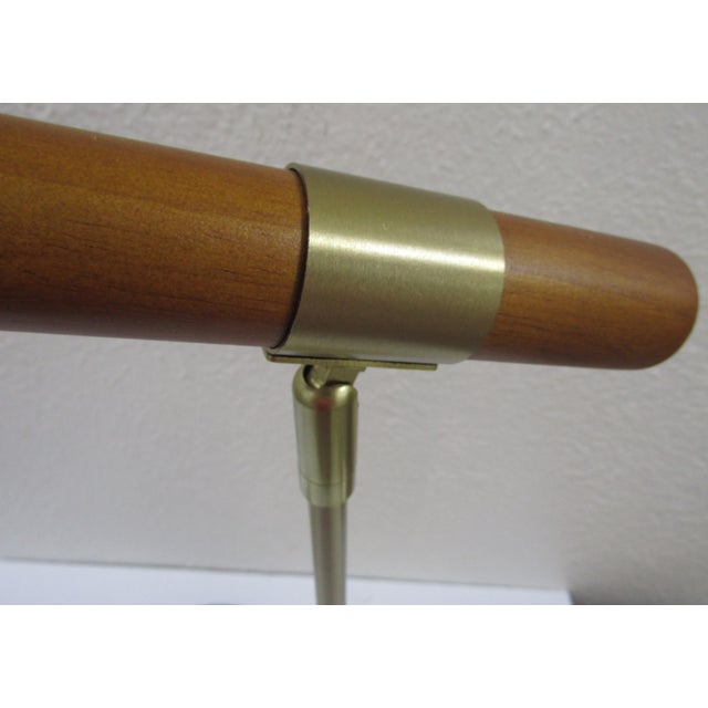 West Elm Linear Wood Led Usb Table Lamp 74739 | Chairish