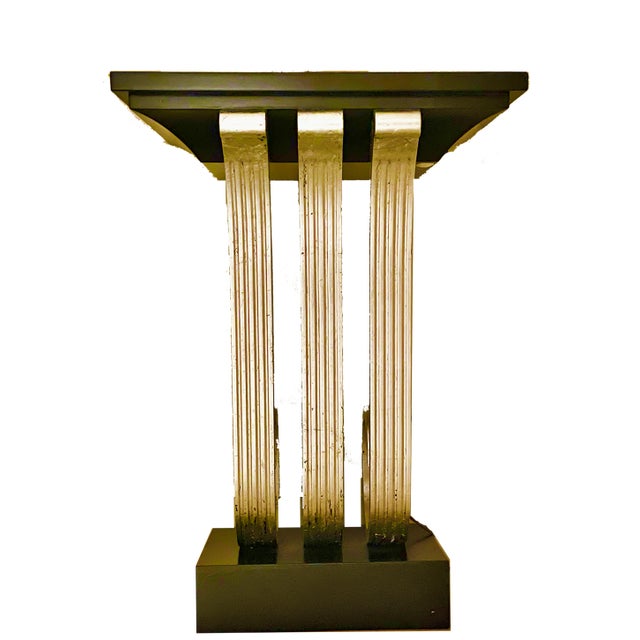 French Art Deco Style Scroll Console Table | Chairish