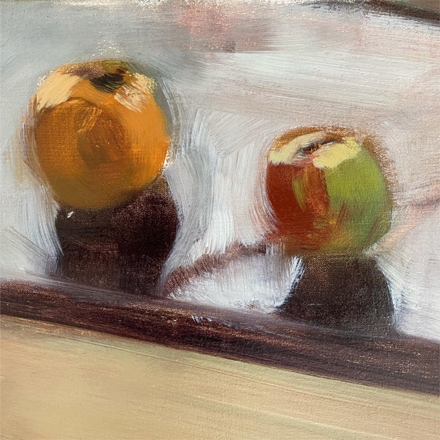 Vintage Original Still Life With Fruit | Chairish