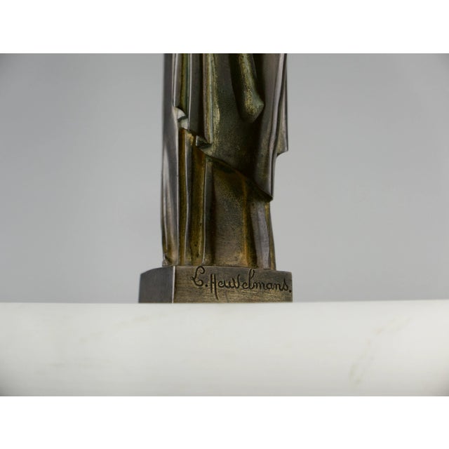 Lucienne Heuvelmans, Art Deco Virgin and Child, 1920s, Bronze | Chairish