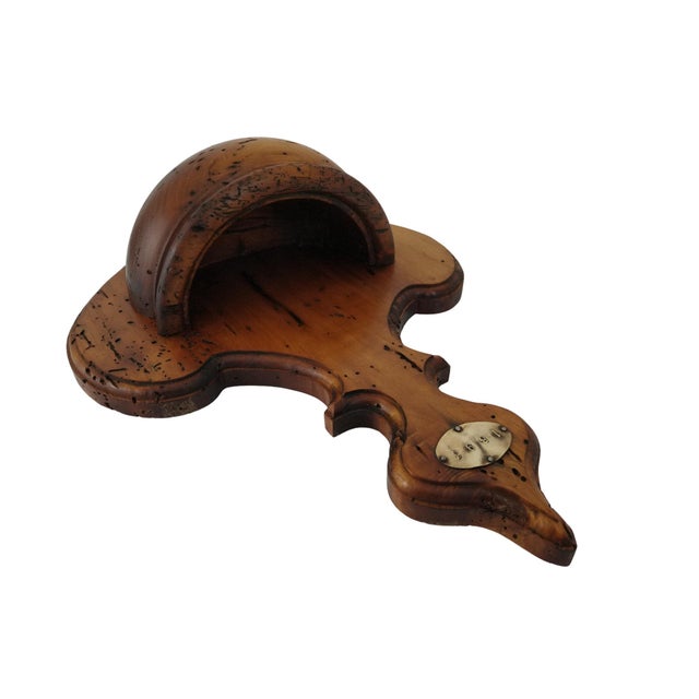 19th Century French Wooden Church Holy Water Font Stoop | Chairish