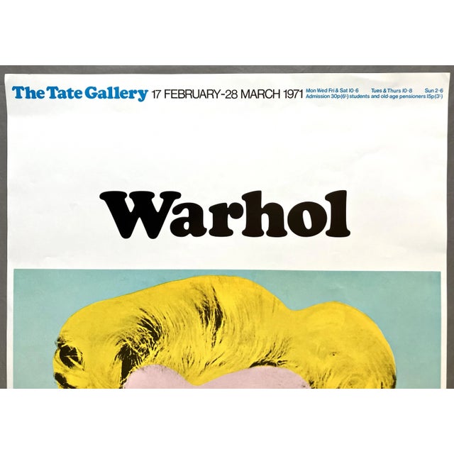 Andy Warhol Shot Sage Blue Marilyn Original 1971 the Tate Gallery ...