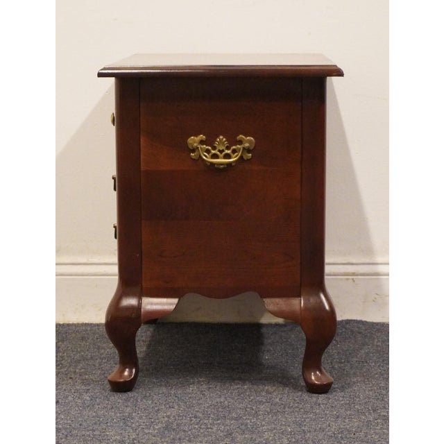 Bassett Furniture Solid Cherry Traditional Queen Anne 26" Two Drawer ...