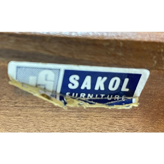 Mid Century Modern Danish Teak Credenza / Media Stand by J. Sakol, C. 1960's | Chairish