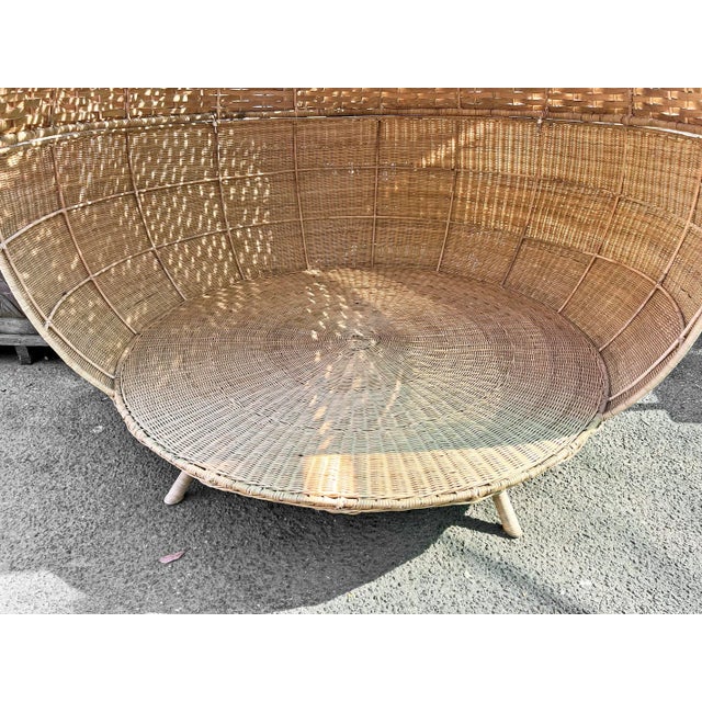 Rattan Weaver Nest Daybed | Chairish