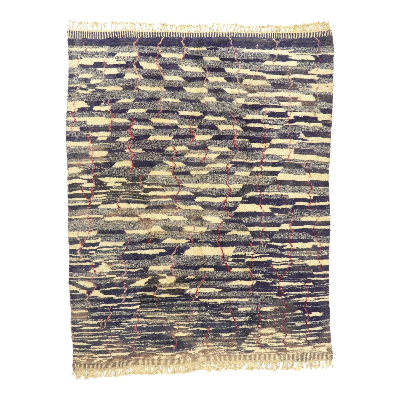 2010s Large Authentic Berber Moroccan Rug - 10'00 X 12'00 | Chairish