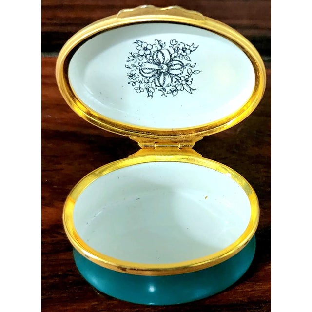 Bilston & Battersea English Enamel Box | Chairish