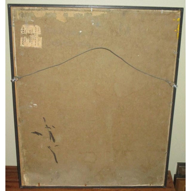 Coulton Waugh Listed New York Artist "New York Face" Oil Painting ...