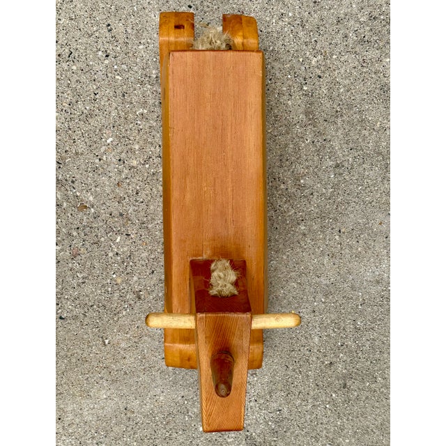 Vintage Scandinavian Wooden Unicorn Rocking Horse | Chairish