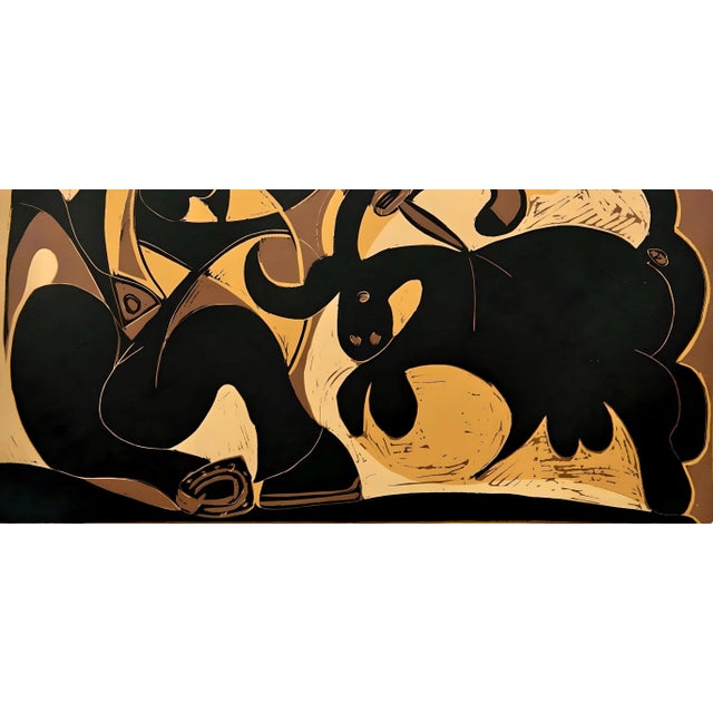 1960s Pablo Picasso, Picador Goading Bull, Linogravures Print | Chairish