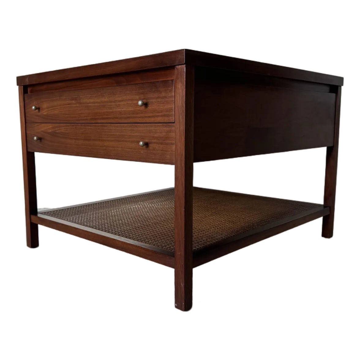 1950s Mid-Century Modern Walnut End Table by Paul McCobb for Calvin Furniture, Irwin Collection ...