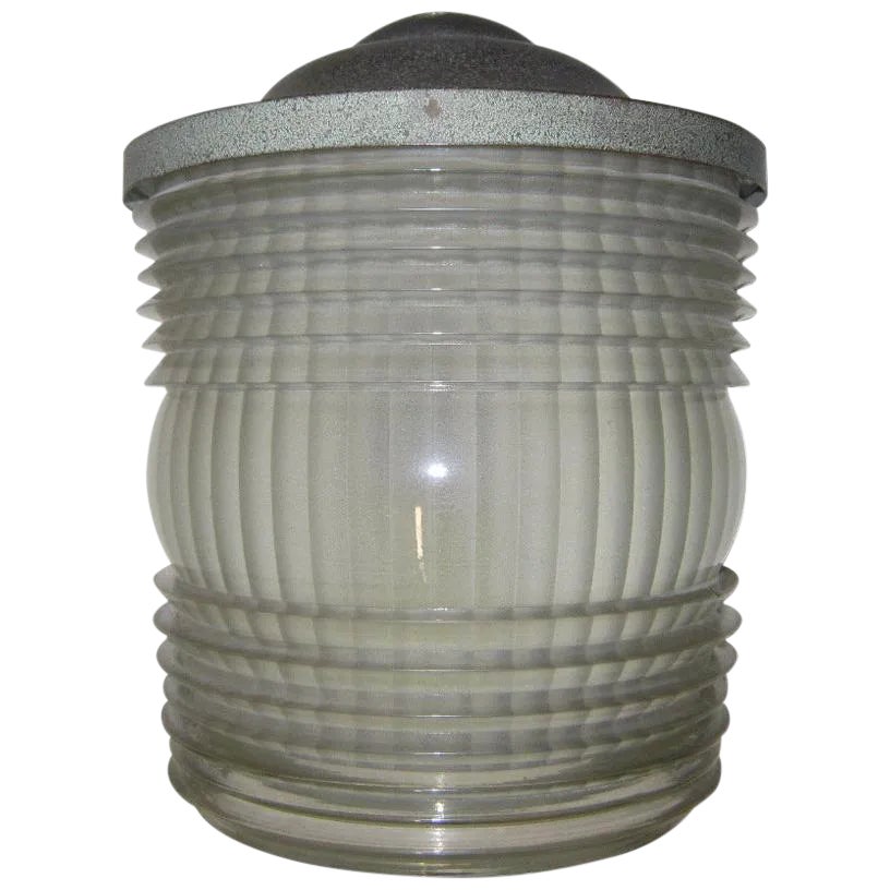 Jean Perzel Original French Art Deco Period Glass and Metal Sconce ...