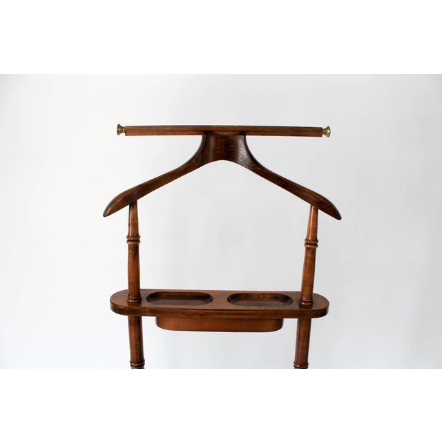 Mid Century Dressing Valet W/ Seat | Chairish