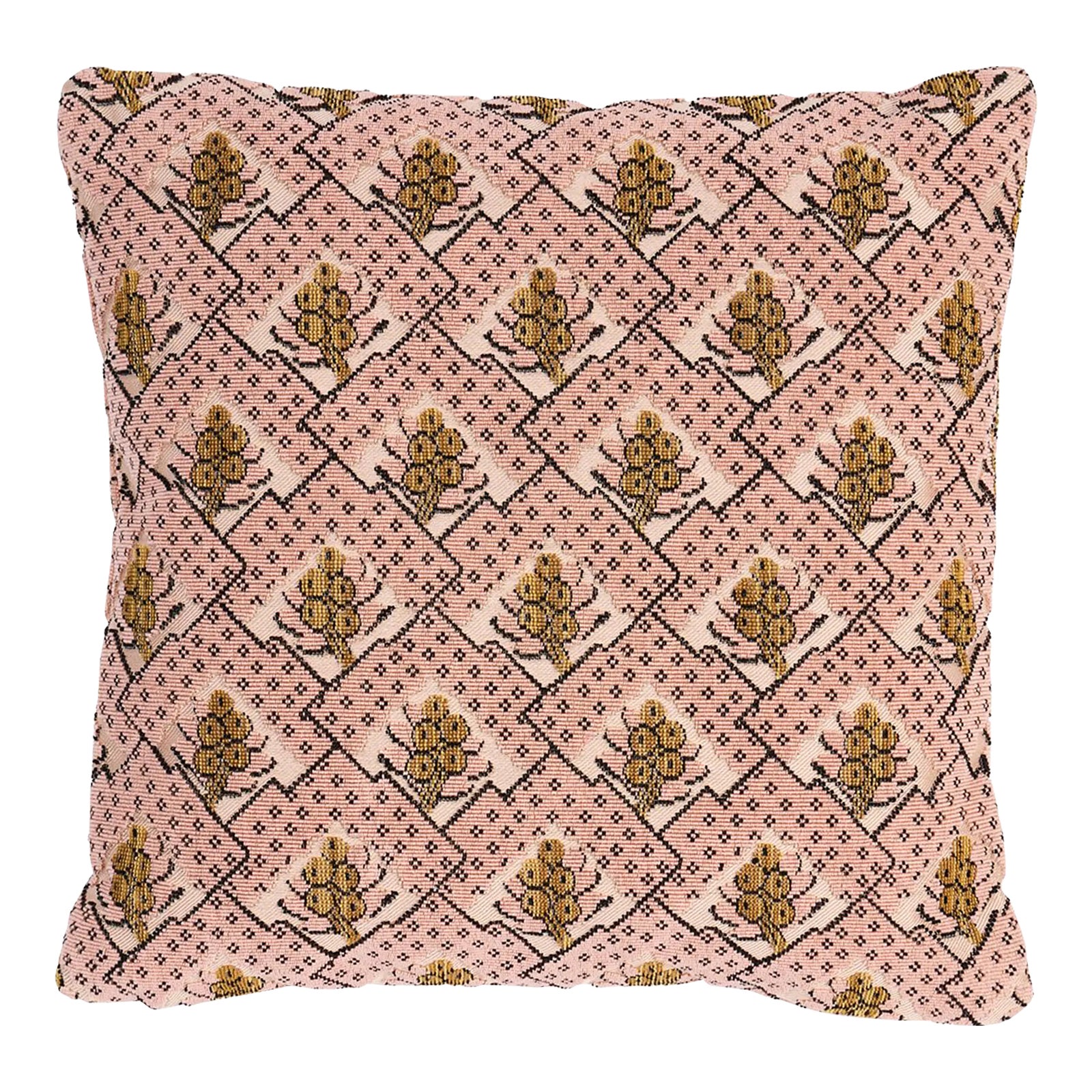Schumacher Blair Silk Épinglé 20" Pillow In Wythe Rose | Chairish