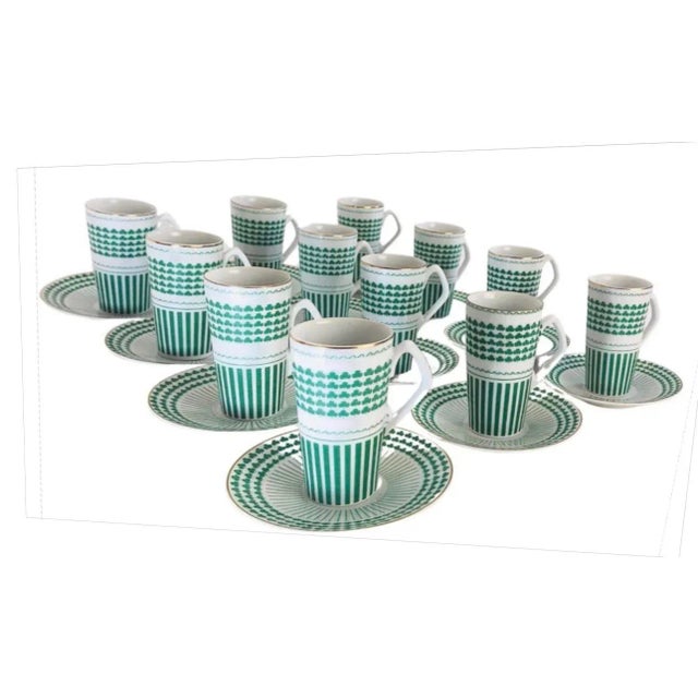 Rare 1960s La Gardo Tackett Schmid Neiman Marcus Modern Bone China ...