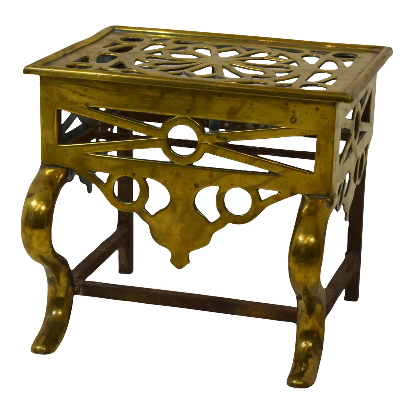 19th-Century English Brass Footman | Chairish