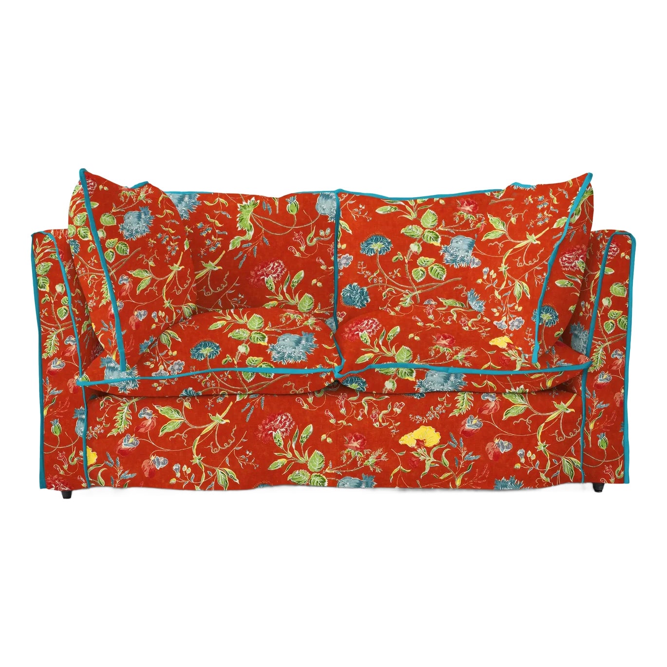 Sophie Conran Coco 2 Seater Sofa with Contrast Welt Knife Edge Cushion ...