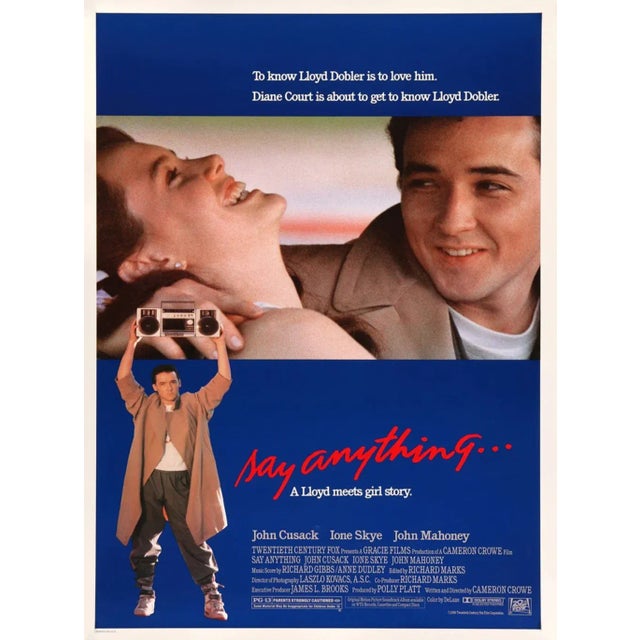 1988 Say Anything Poster | Chairish