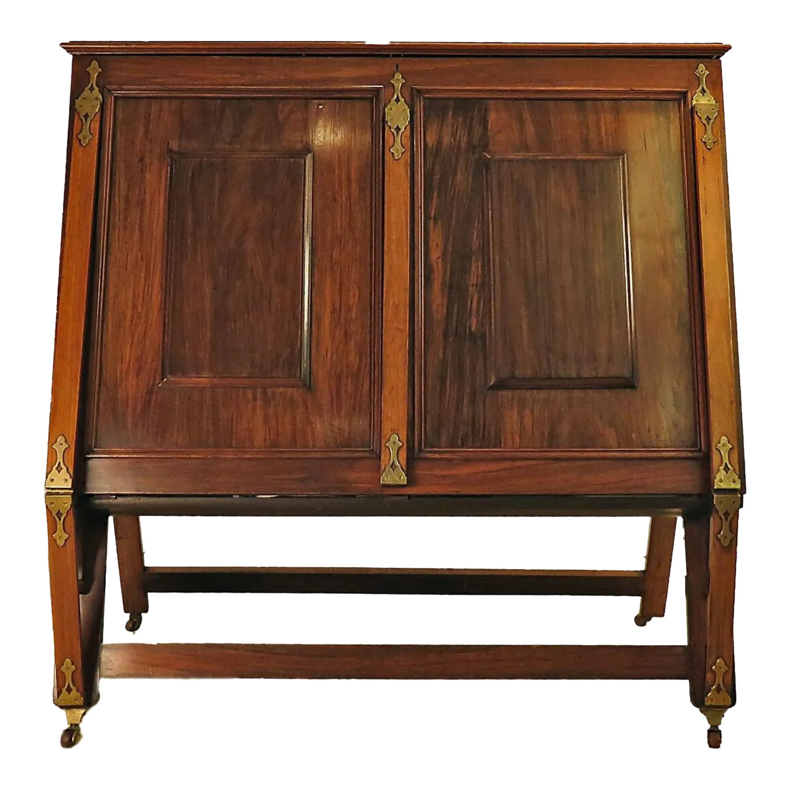 English Victorian Folio Stand Circa 1880 | Chairish