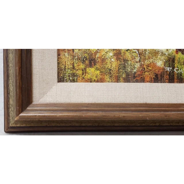 Frederick Colbus (California, 1917-1986) Original Oil on Panel C.1960s ...